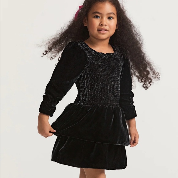 LoveShackFancy | Dresses | Loveshackfancy Girls Velvet Dev Dress Size 2 Fancy 195 Black | Poshmark